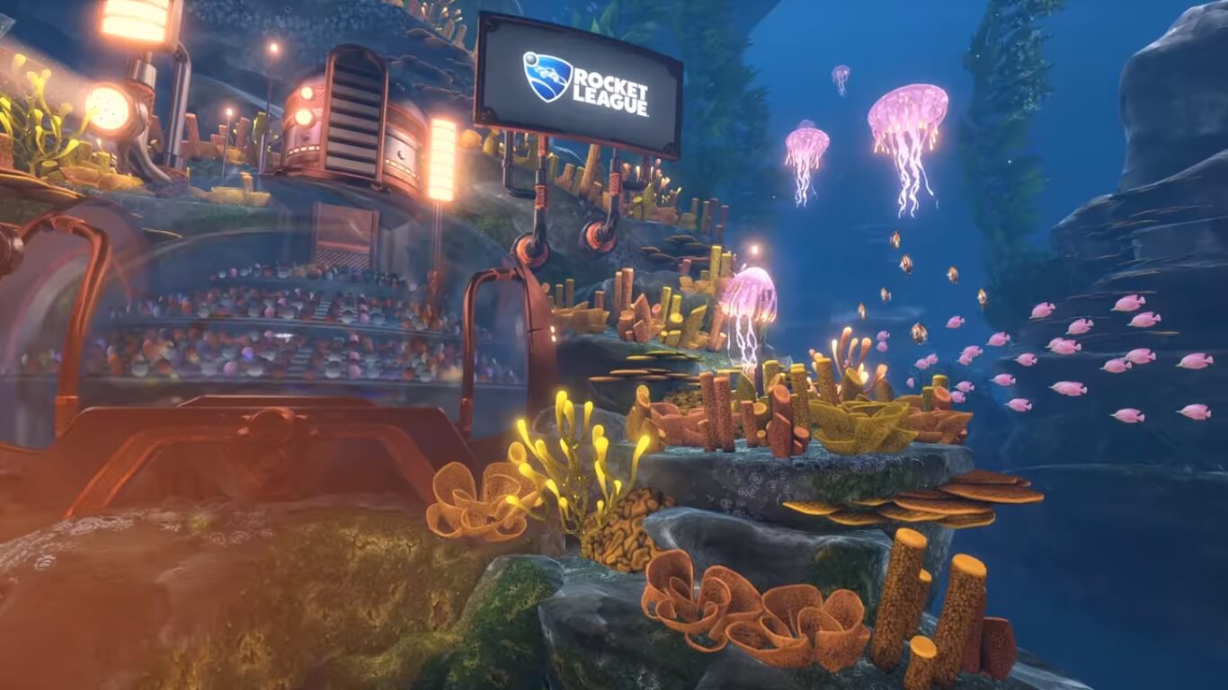 Rocket League ganha arena submersa! Conheça a AquaDome - Última Ficha