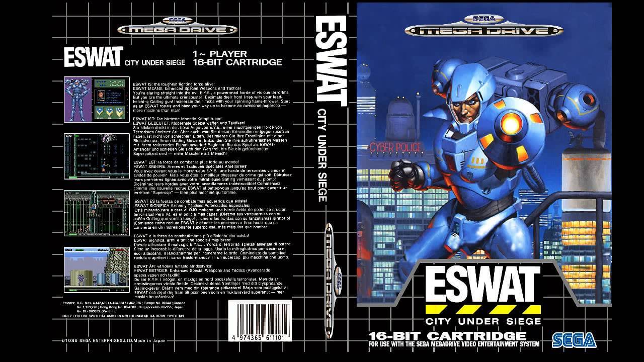 ESWAT: City Under Siege chega à coleção SEGA Forever - Última Ficha