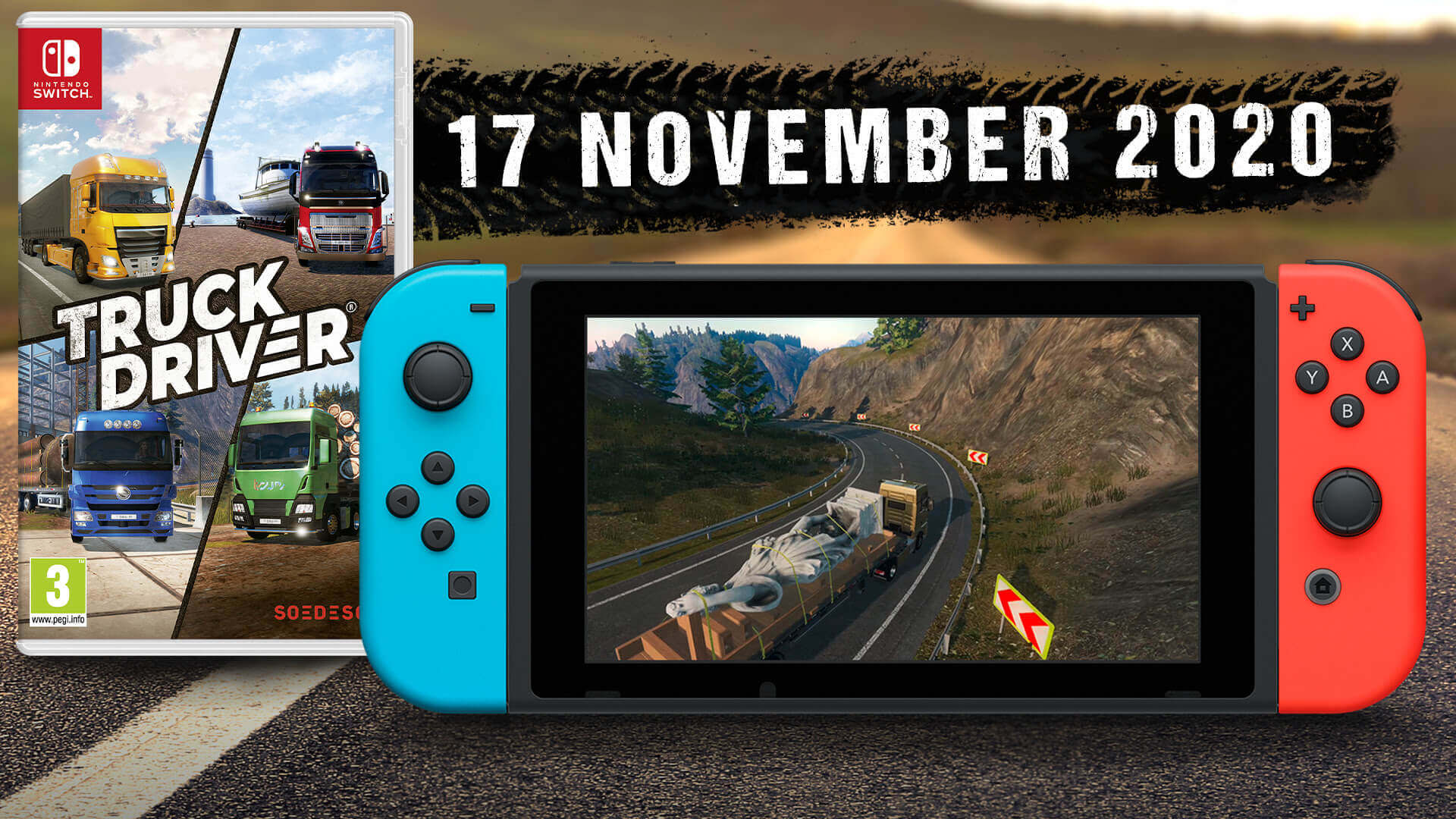 Truck Driver chega no Nintendo Switch em novembro - Última Ficha